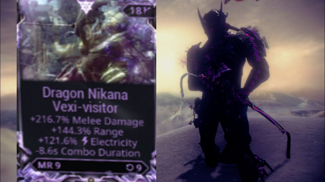 Warframe: Dragon Nikana Riven Review - YouTube
