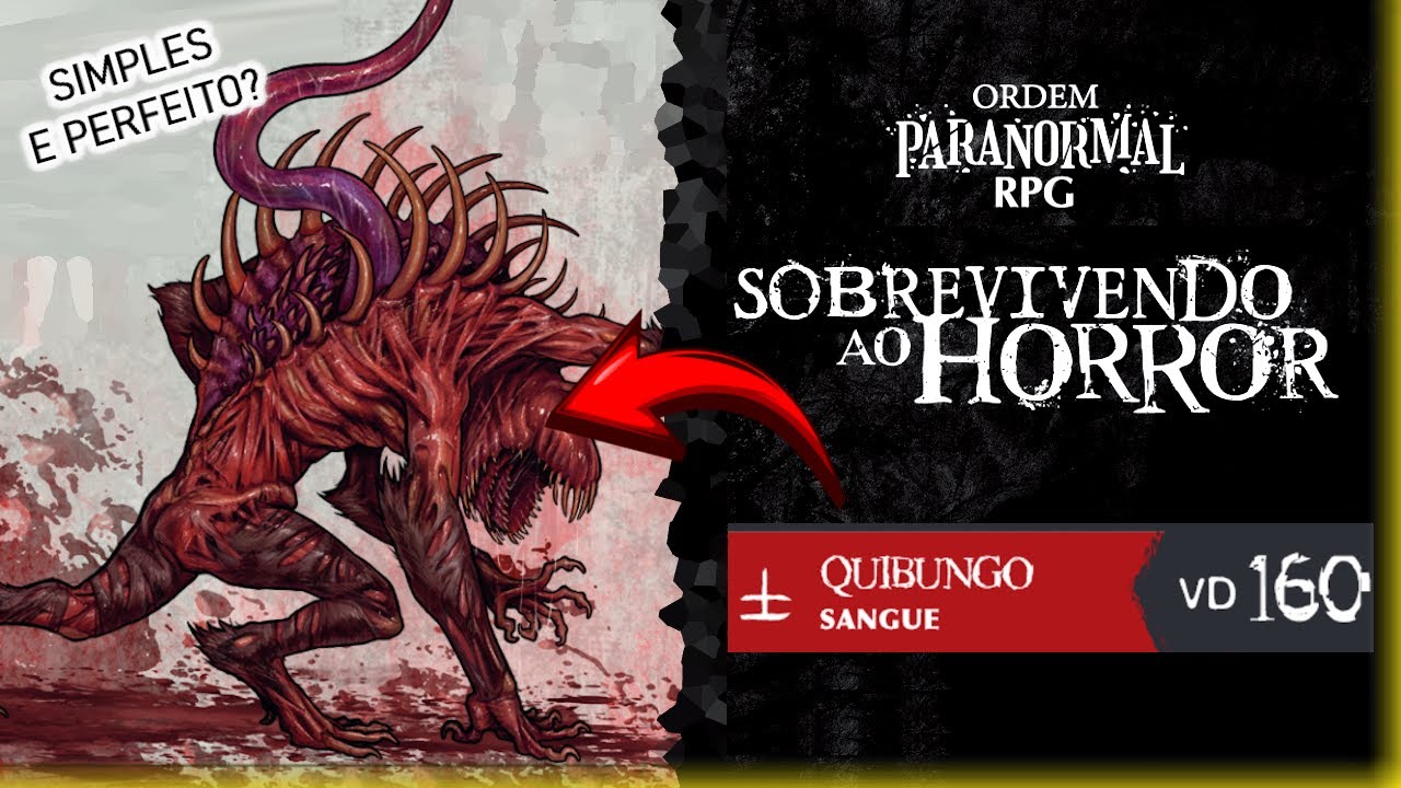 Ficha da QUIBUNGO(Analise!) ORDEM PARANORMAL: SOBREVIVENDO AO HORROR ...