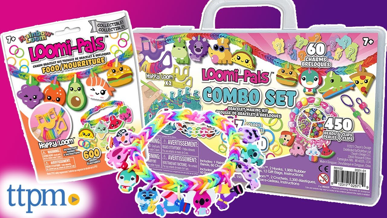 Rainbow Loom Loomi-Pals from Choon's Design, LLC Review! - YouTube