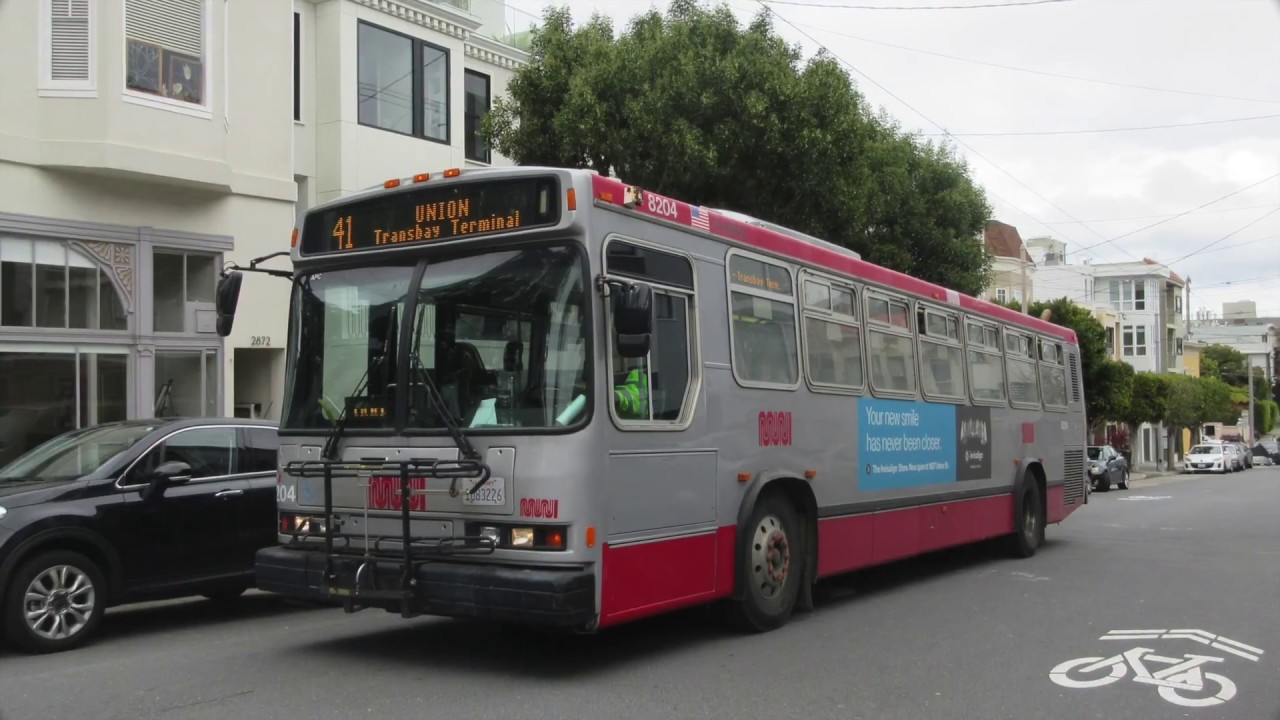 SF Muni 2000 Neoplan AN440 [8204] - YouTube