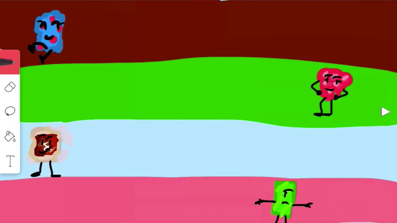 FlipaClip Drawings: which colour section should these 4 go (.Pt 1 ...