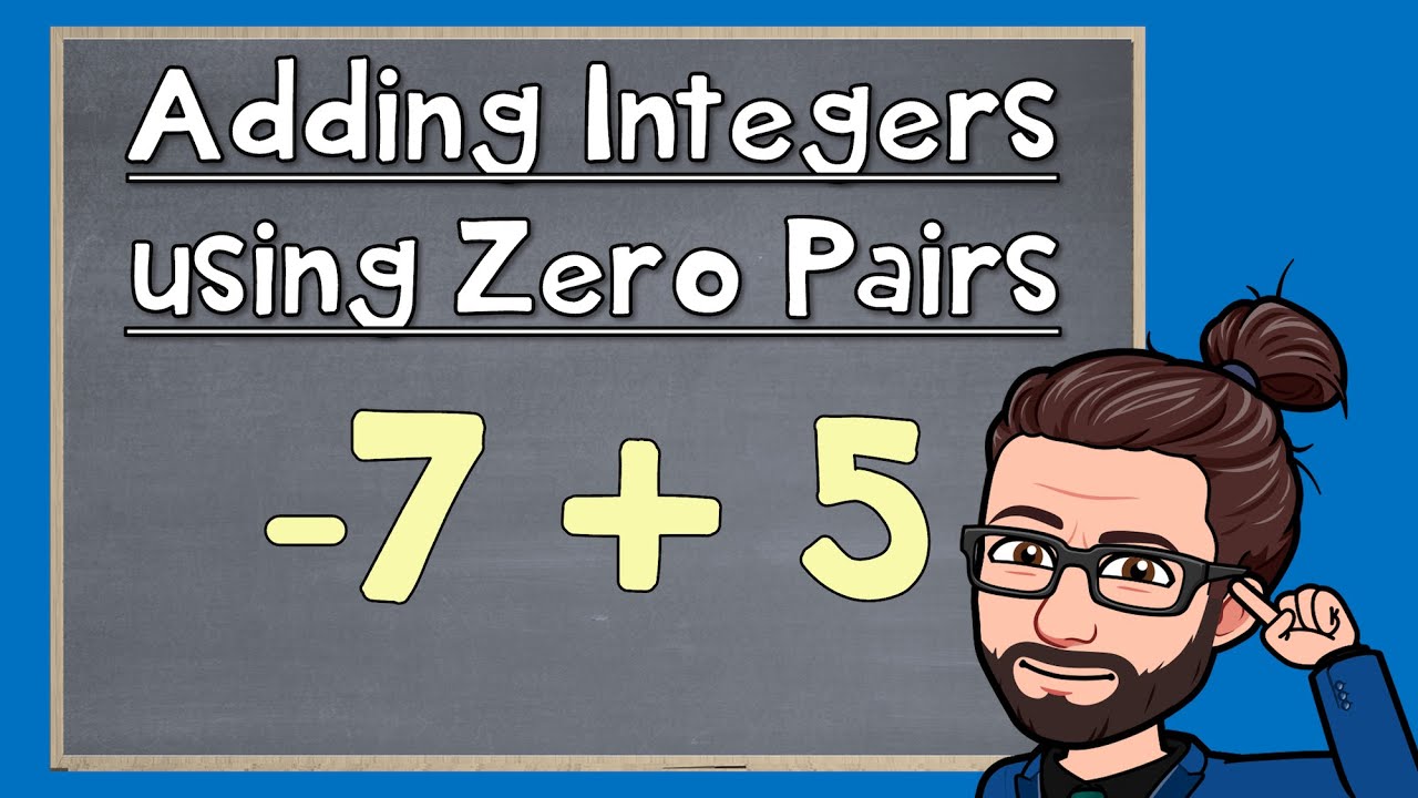Add Integers with Zero Pairs - Step by Step | The Math Review | 7NS1a ...