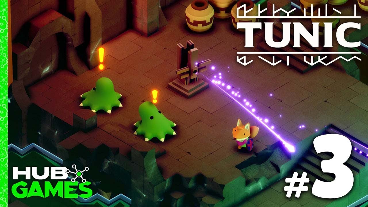 Tunic #3 - Se aventurando nas profundezas da terra | HUB Games - YouTube