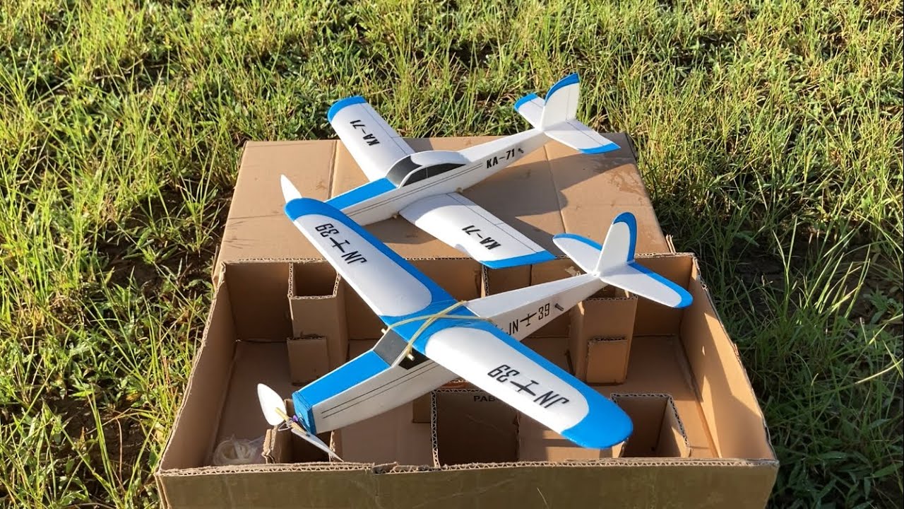 Rubber Power Plane Fly Test - YouTube