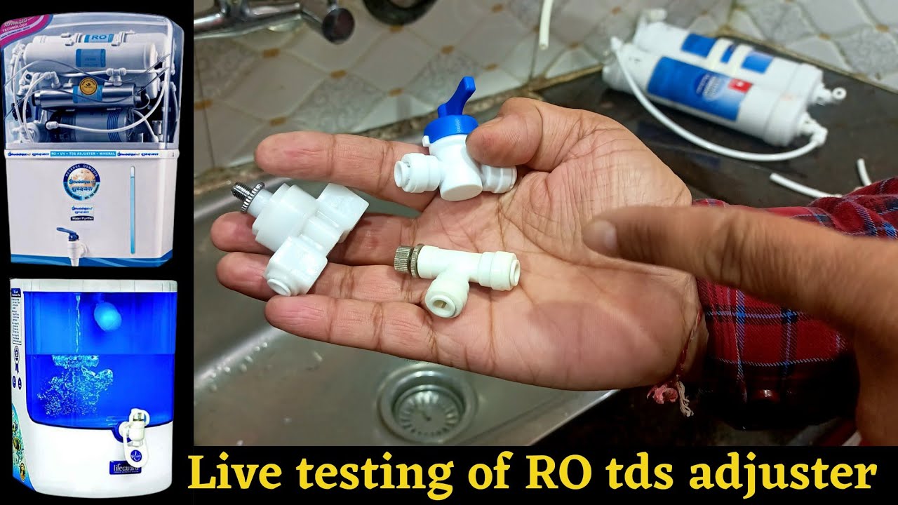 Live testing of accuracy of diffrent types of RO tds adjusters - YouTube