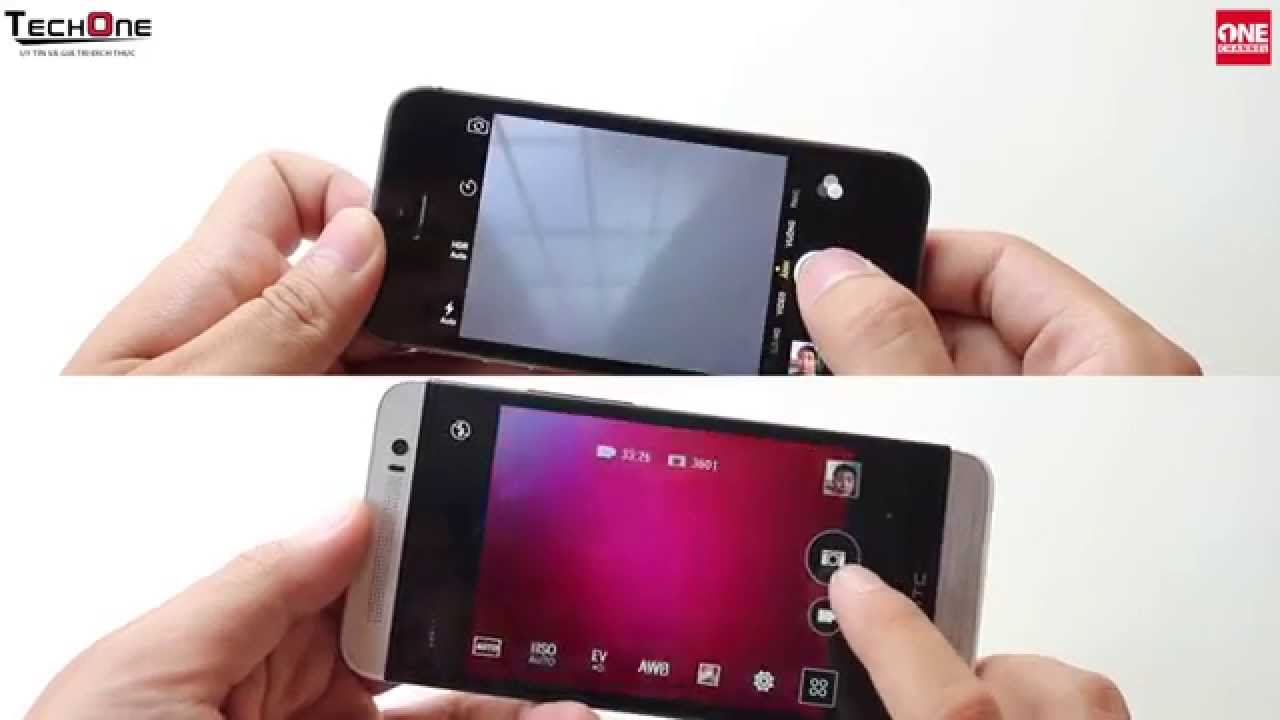 TechOne's Channel - So sánh Camera HTC One E8 và iPhone 5S - YouTube