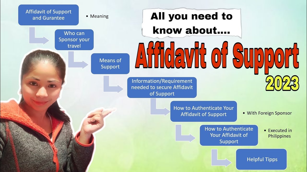 How to get Affidavit of Support and Guarantee-2023 (Complete Guide ...