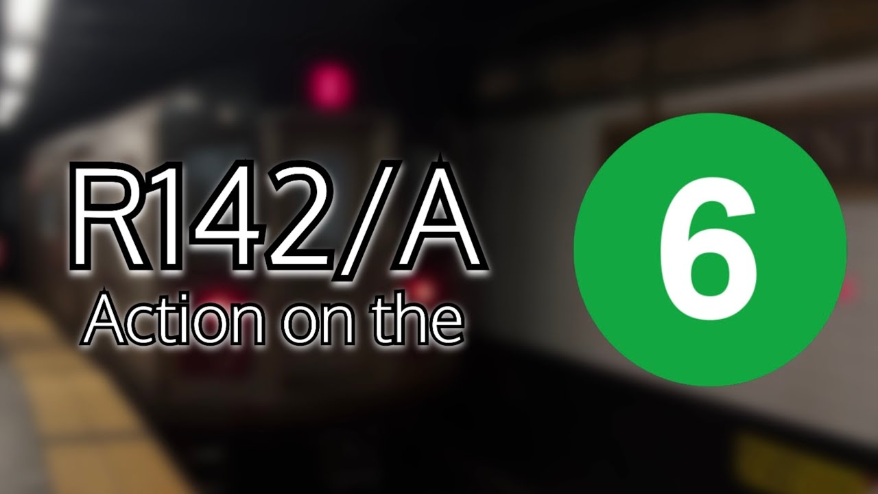 ⁴ᴷ⁶⁰ (RARE) R142/A (6) Train Action Compilation - YouTube