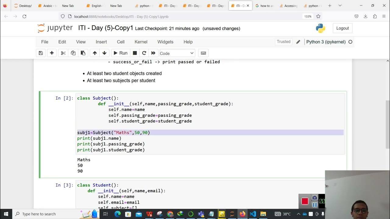 Python Practise Day (6) OOb-Object Oriented Programing with Python - شرخ بالعربي - YouTube