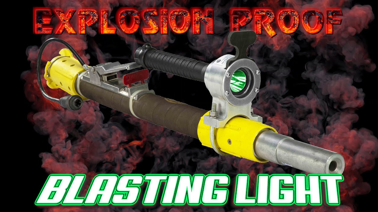 Explosion Proof LED Blasting Light - Green LED Blasting Gun Light - 4 ...