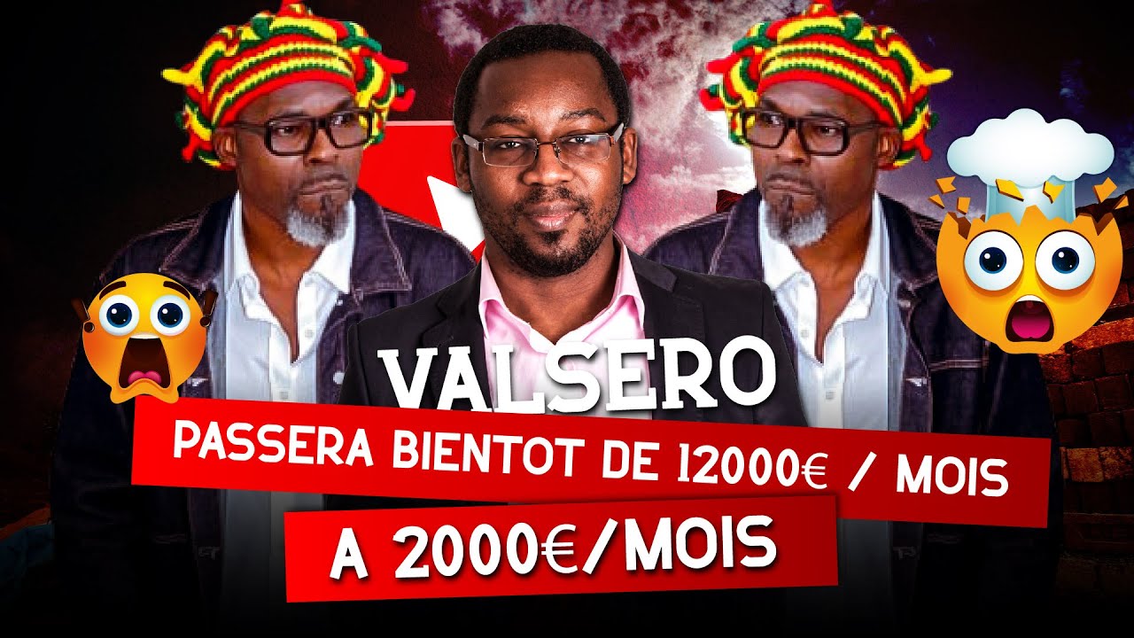 VALSERO EN SUEUR, Ses revenus passent de 18000€ à 2000€ - Va t-il s'en ...