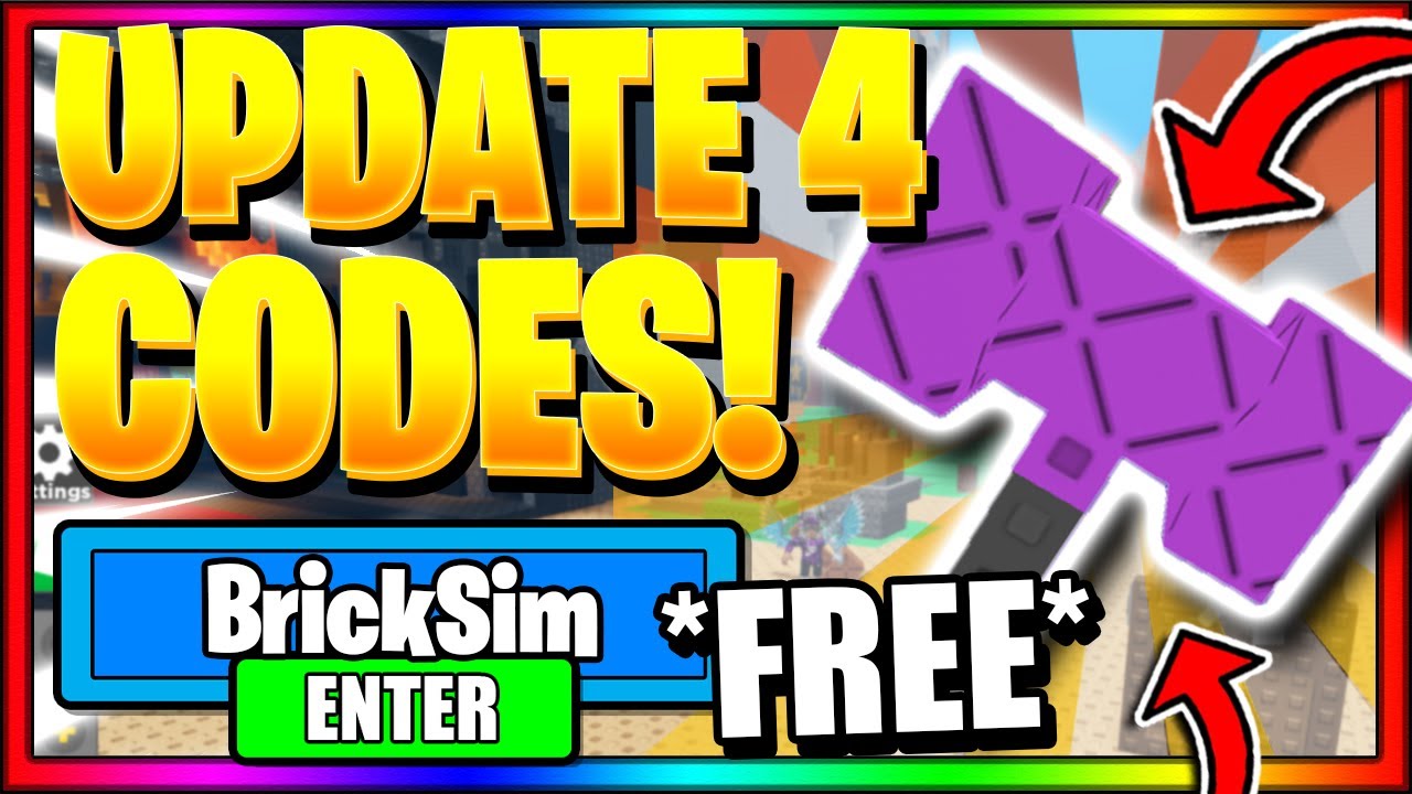 ALL NEW *SECRET UPDATE 4 PET* CODES in BRICK SIMULATOR! (ROBLOX CODES ...