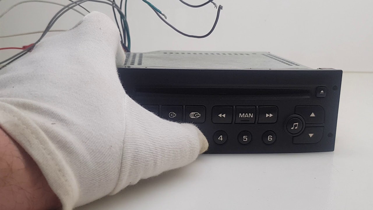 Peugeot rd3 Radio test - YouTube