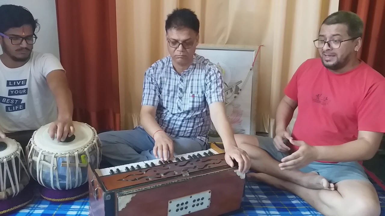 Bairvi Teental by Sudheer Rikhari Tabla Chitresh Tripathi - YouTube