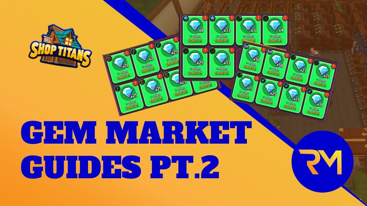 Gem Market Guide Pt.2 - Inexpensive Slow Gems - Shop Titans - YouTube