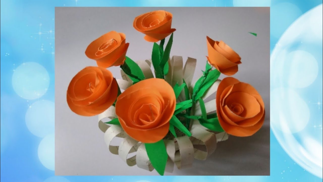 Paper flowers|Jumbo Crafts - YouTube