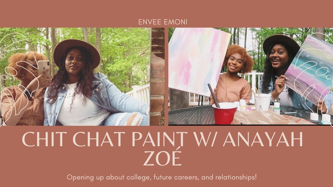 PAINTING | CHIT CHAT| OPENING UP ABOUT COLLEGE - YouTube