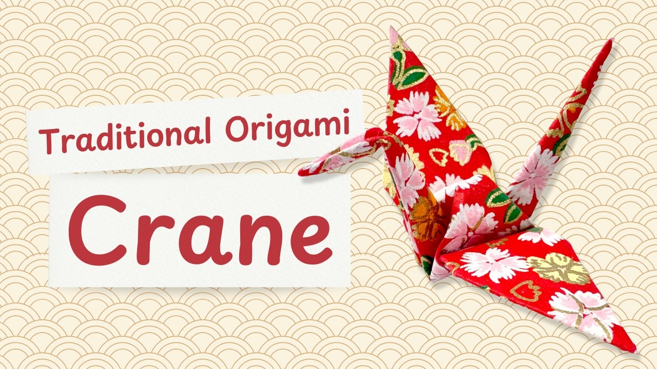 Traditional Origami Crane Tutorial - Step-by-Step Instructions - YouTube