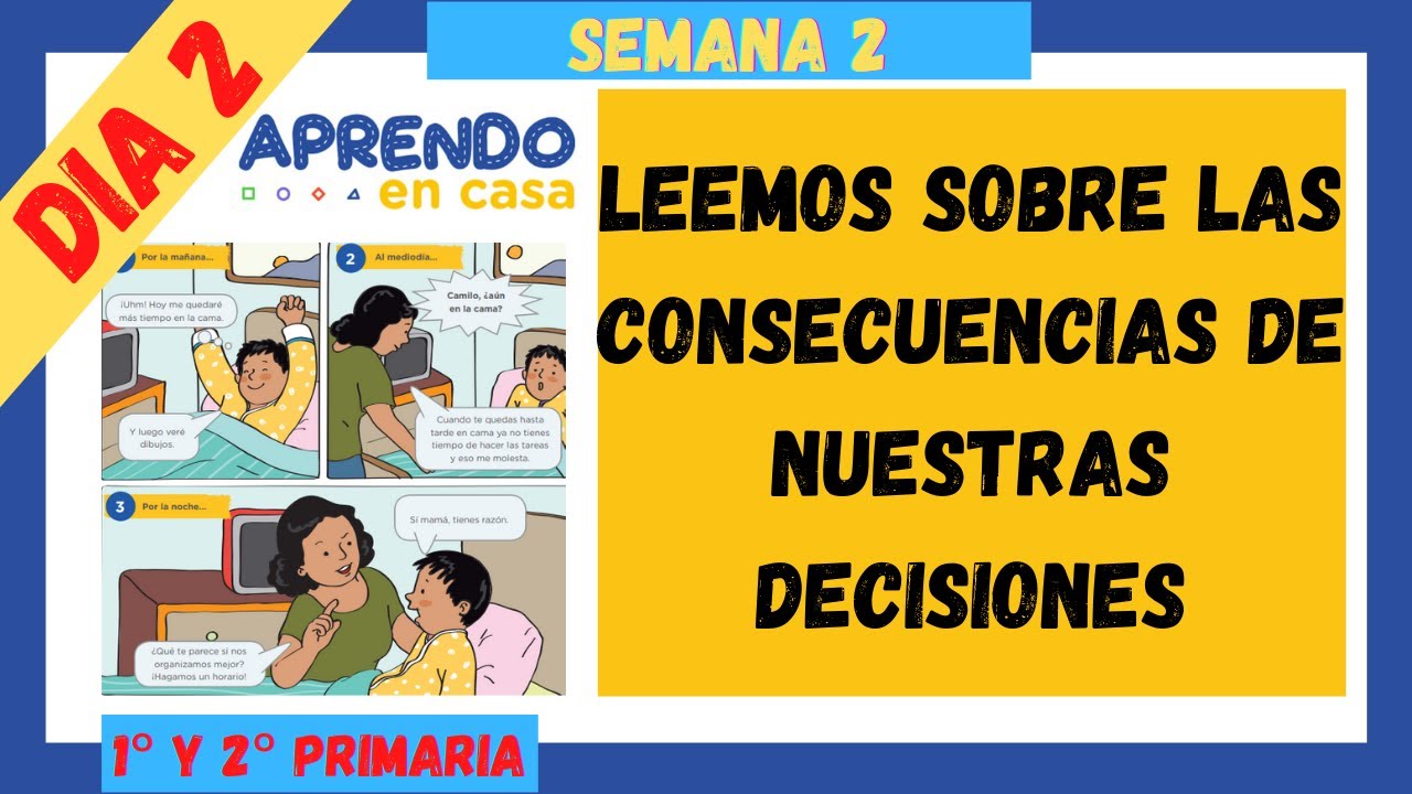 Leemos sobre las consecuencias de nuestras decisiones🏡DÍA01-SEMANA 02🏡1 ...