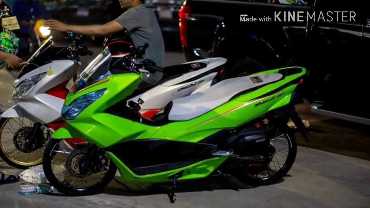 อยากได้น้องเเดนซ์ รวมภาพPCXเเต่งสวย - YouTube