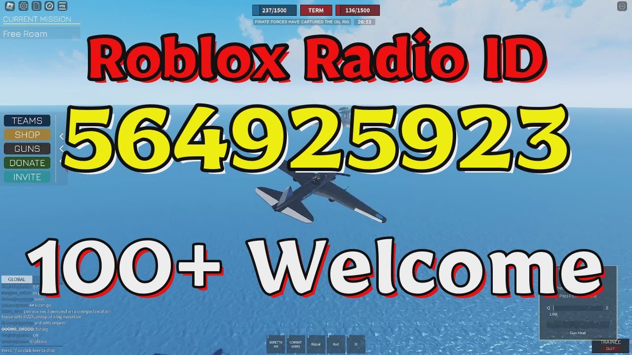 Welcome Roblox Radio Codes/IDs - YouTube