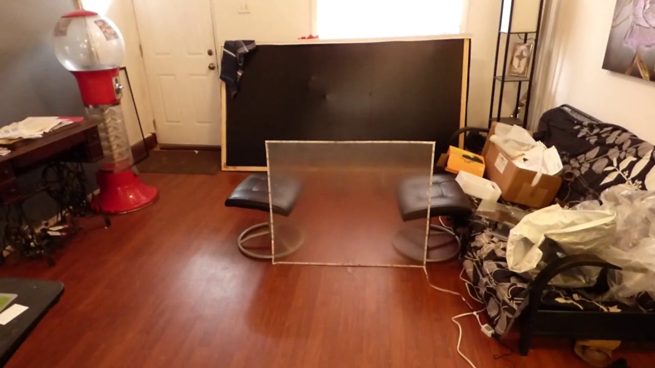 SEE THROUGH PROJECTOR SCREEN NEW CRYSTAL EDGE TECHNOLOGY INVISIBLE 4K ...