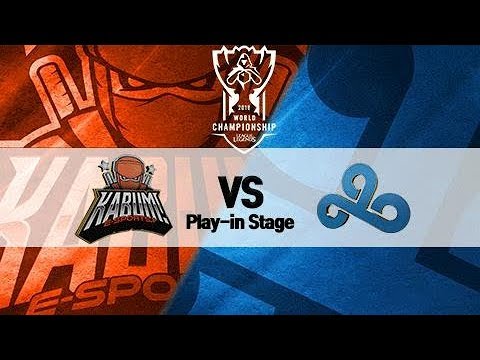 KBM vs C9 Play in Stage 3일차 C조 5경기 2018 LoL World Championship - YouTube