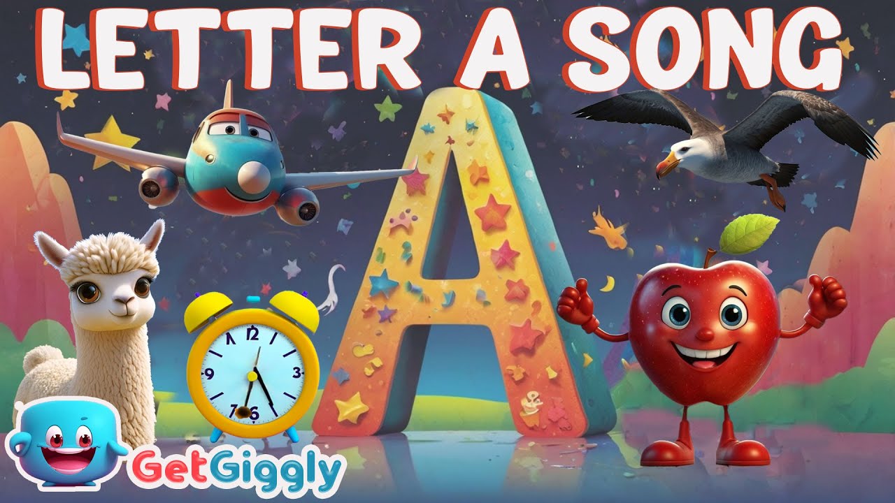Letter A Song for Kids | Fun Alphabet Song| GetGiggly Nursery Rhymes ...