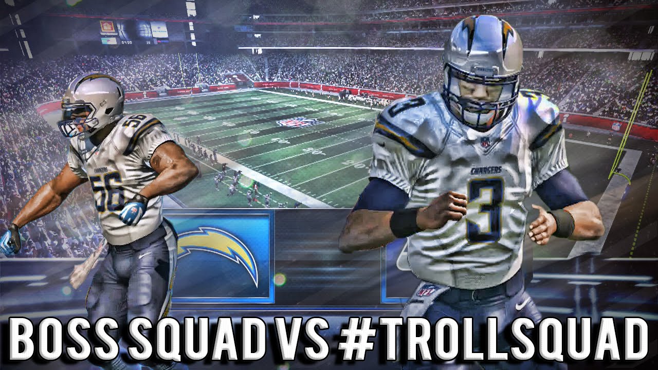 100 OVR VS 100 OVR! THE BOSS SQUAD VS THE #TROLLSQUAD ! Madden Ultimate ...