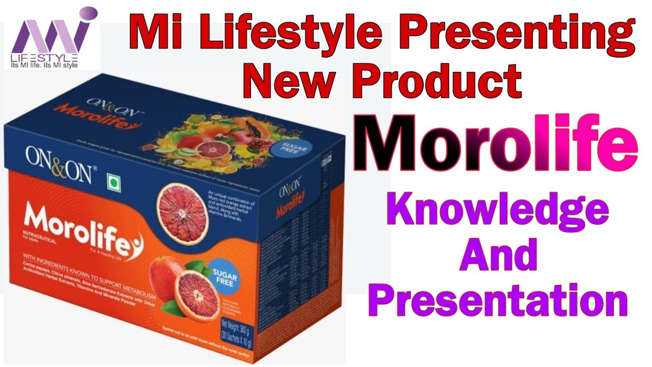 Mi Lifestyles New Product Morolife Launching Presentation - YouTube