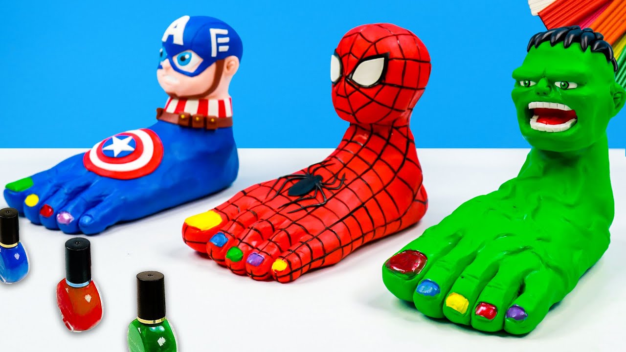 How to make Foot mod superhero Hulk, Spider-man, Captain America and ...