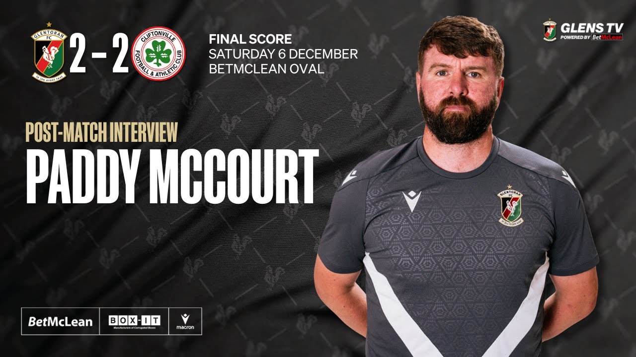 Post-Match Interview | Glentoran 2-2 Cliftonville | 6th December 2025 ...
