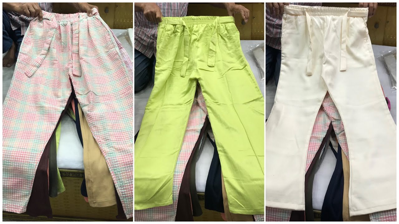 Winter export quality bell button ladies pant collection || বাজেট ...