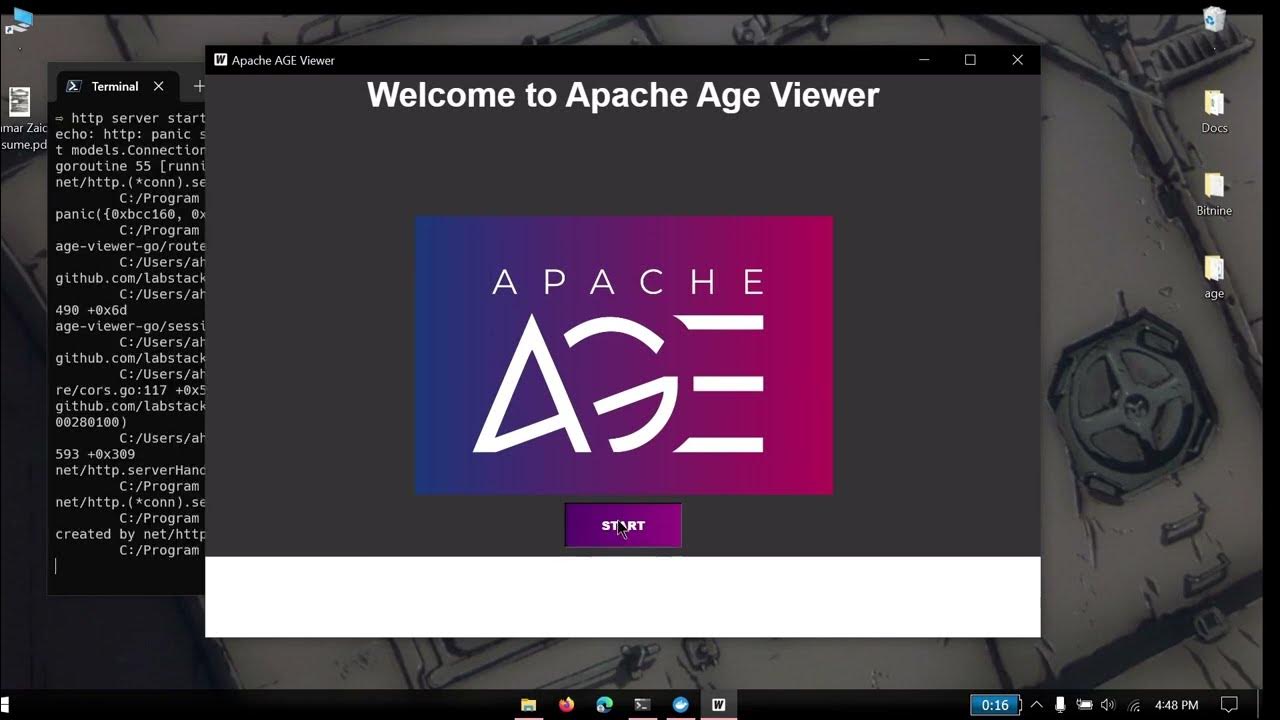 Apache AGE Viewer Go Demo Video | How to Install AGE-Golang Desktop Application in Windows 10,11 ...