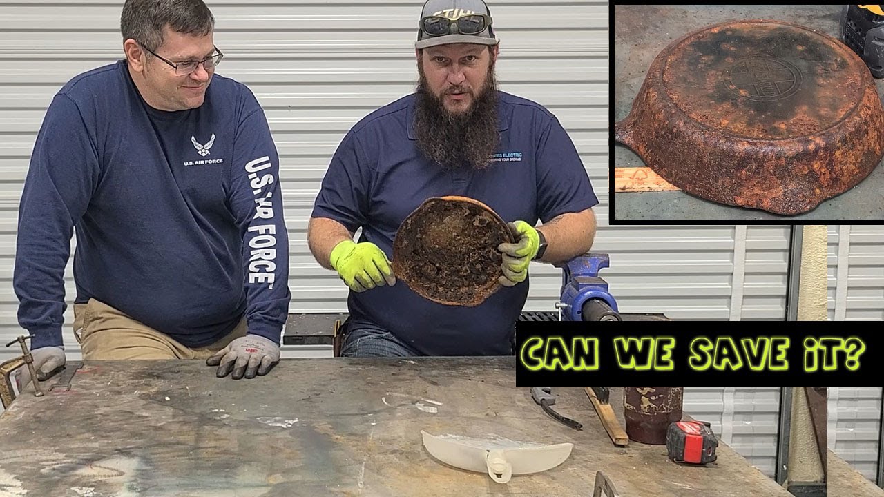 Restoring a cast Iron skillet | How to Restore, Clean and Season a Cast ...