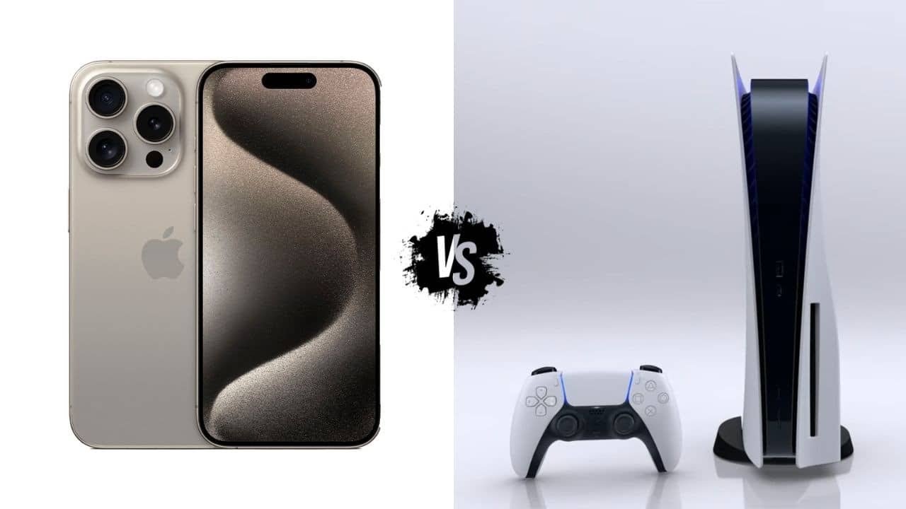 iPhone PS5 Pro max y la comparación con un PC - YouTube