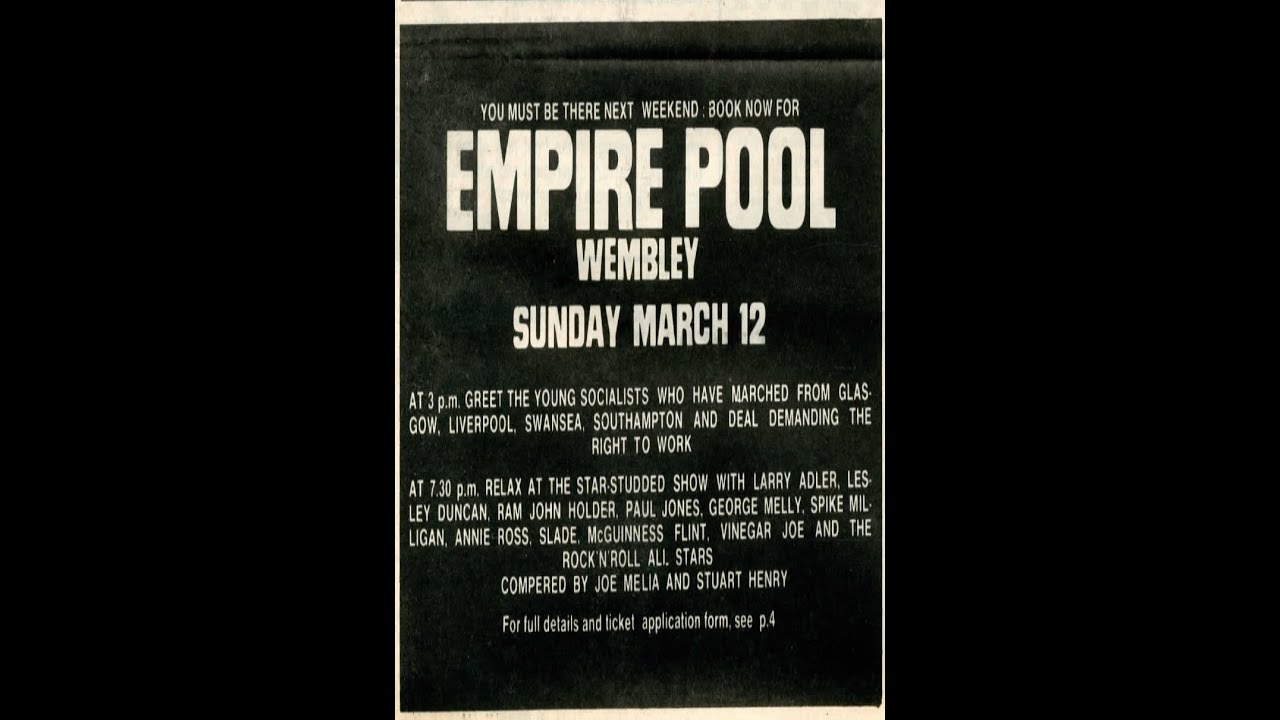 SLADE WEMBLEY EMPIRE POOL ARENA 1972 - YouTube