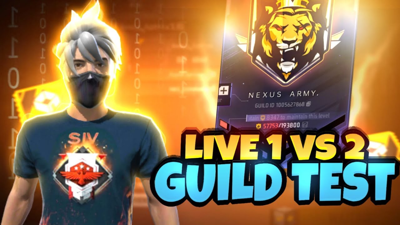 🔴HARDEST GUILD TEST FF😎 | FREE FIRE LIVE CUSTOM ROOM GIVEAWAY 🔥| FF ...