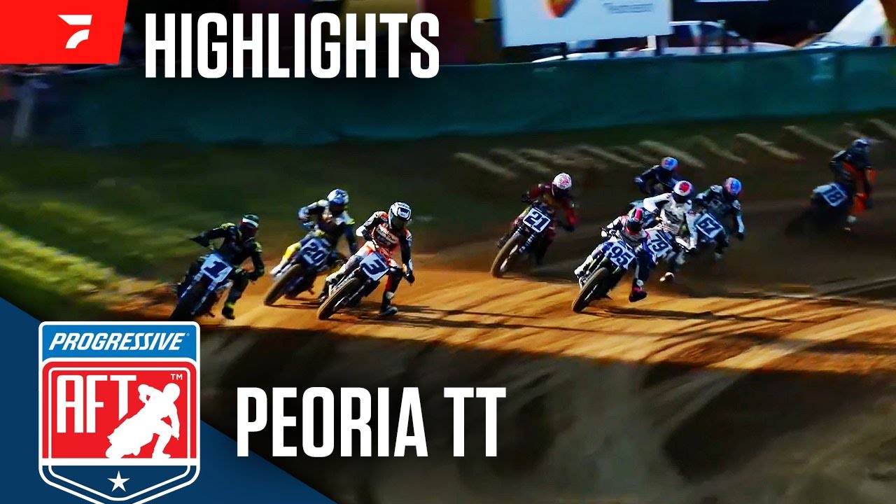 American Flat Track at Peoria TT 7/28/24 | Highlights - YouTube