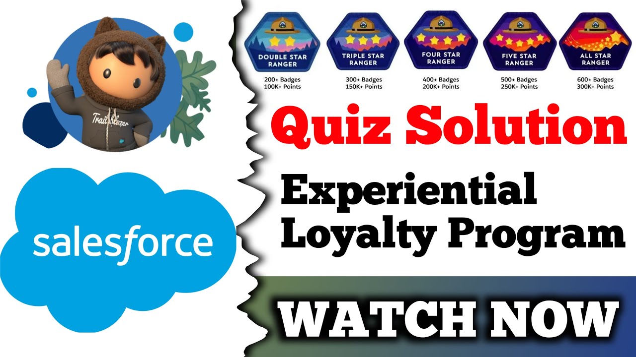 Experiential Loyalty Programs | Salesforce Trailhead | Quiz Solution ...
