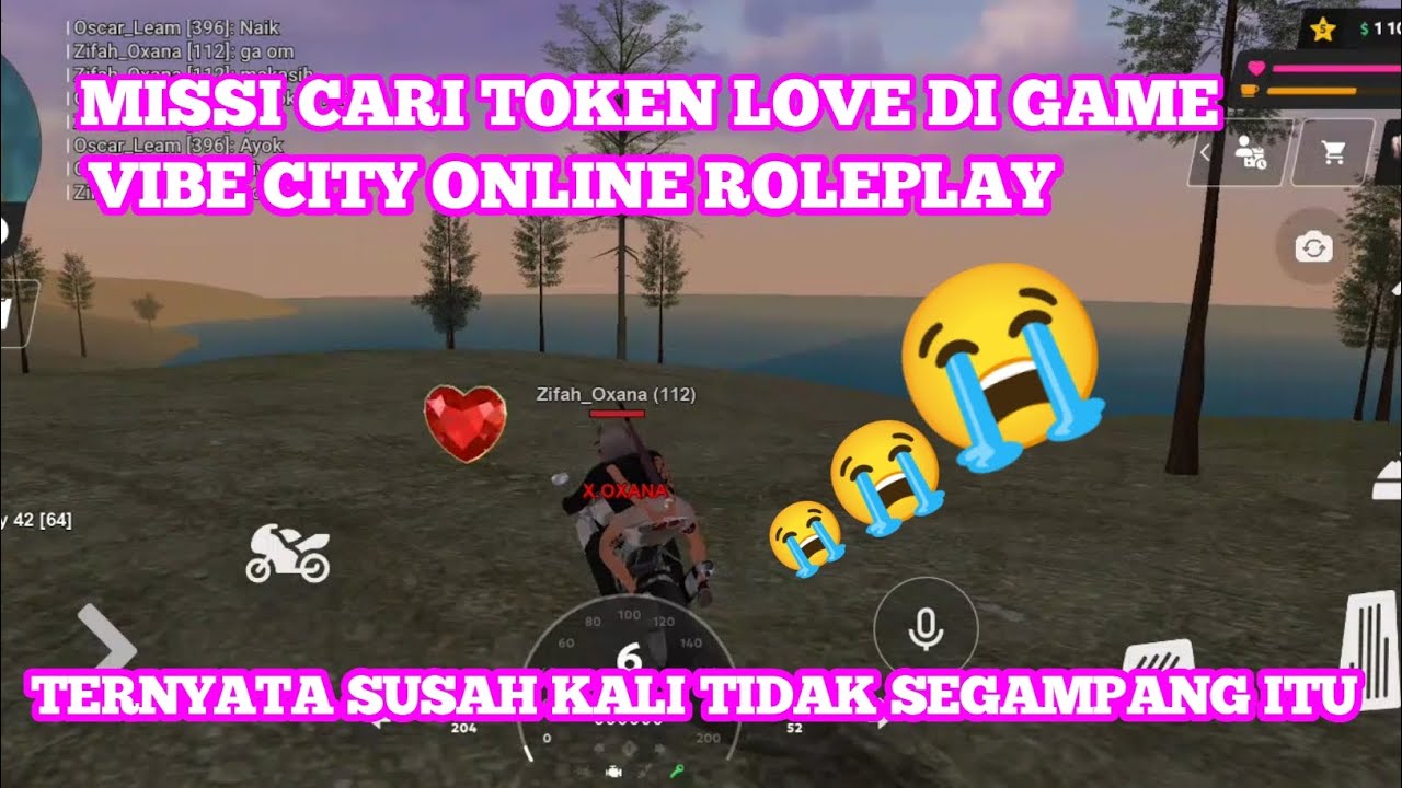 game play cari token love di game vibe city online roleplay ternyata ...