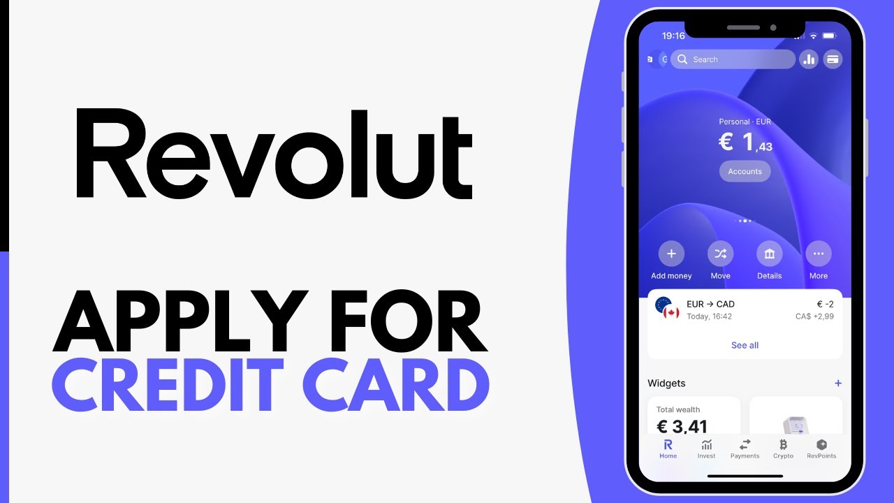 How To Apply For Revolut Credit Card - Step by Step - YouTube