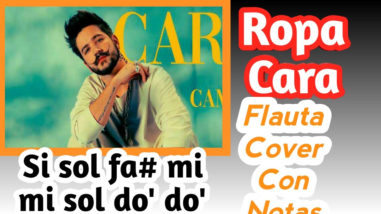 Camilo - Ropa Cara (Flauta Dulce Con Notas) - YouTube