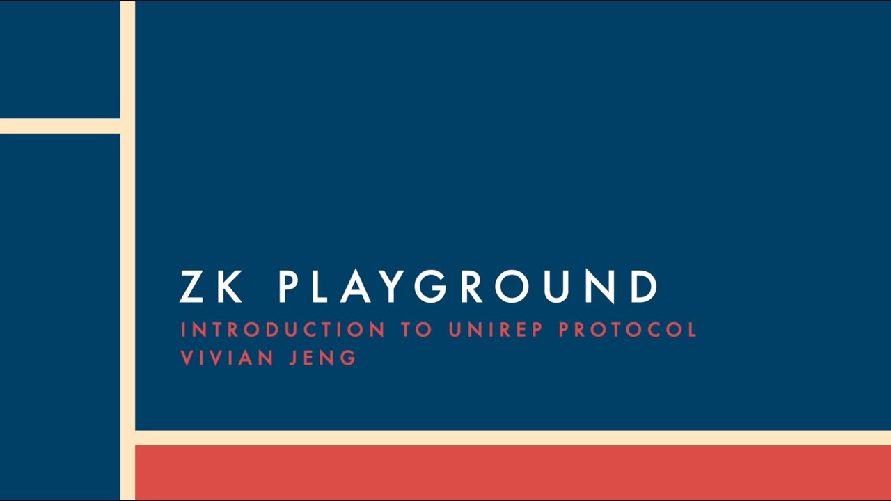 ZK Playground #2 - Introduction to UniRep protocol - YouTube