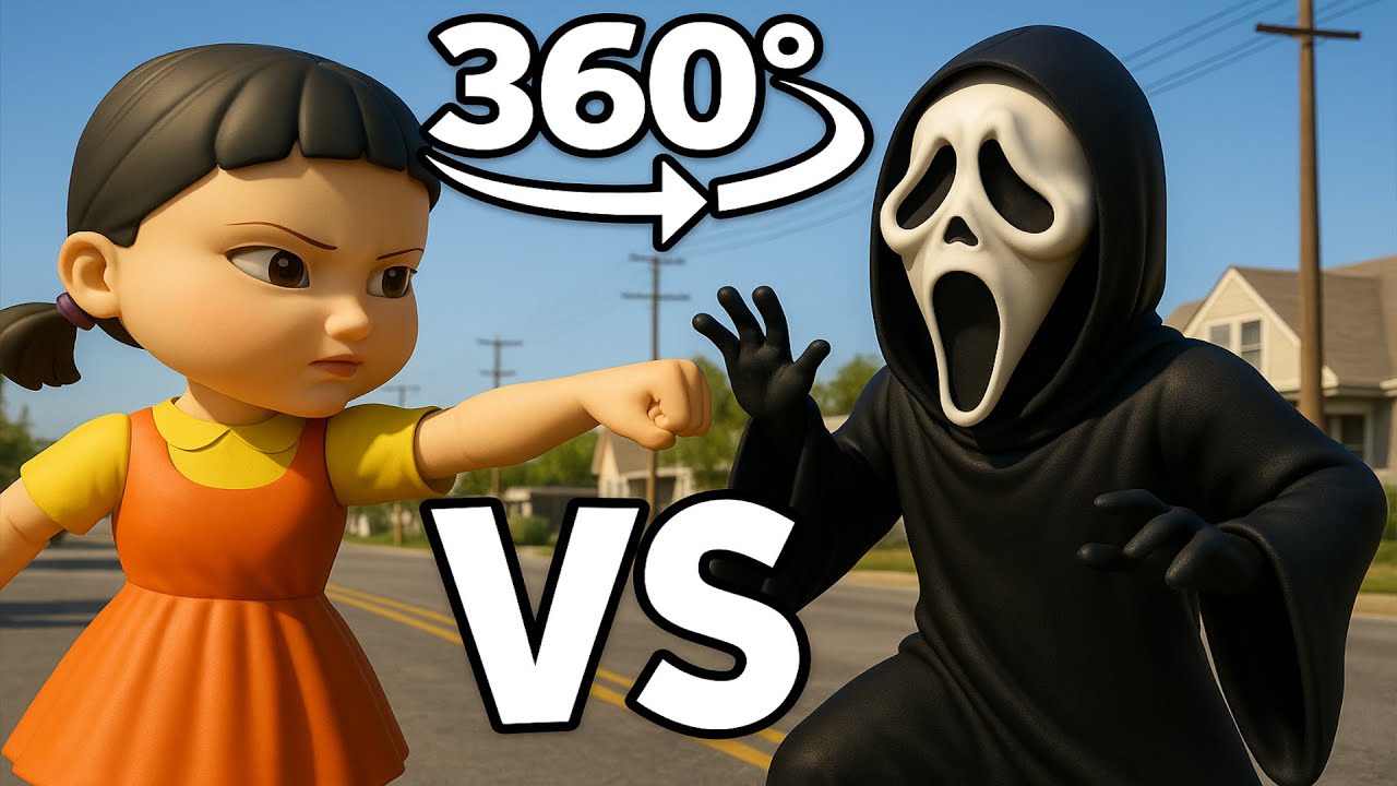 Squid Game Doll vs Skream 360° | VR/360° Experience - YouTube