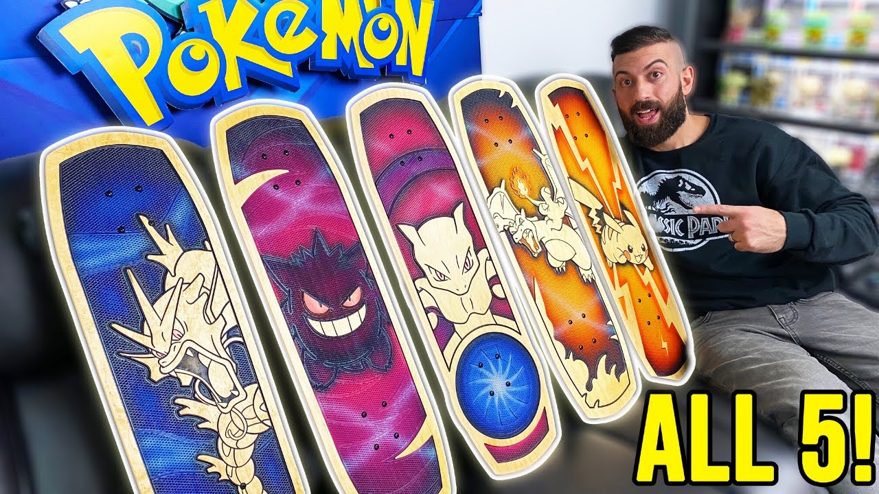 BUYING EVERY POKEMON SKATEBOARD BY BEAR WALKER! *$1250 SOLD OUT!* - YouTube