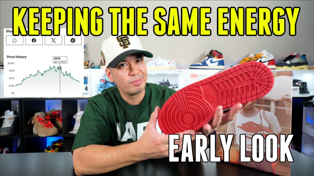 KEEPING THE SAME ENERGY ??!! EARLY LOOK SNEAKER UNBOXING - YouTube