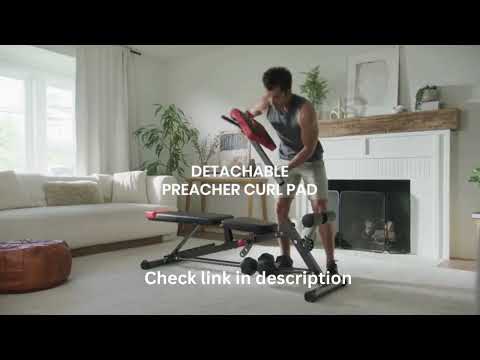 Finer Form Multi-Functional FID Weight Bench for Full All-in-One Body Workout