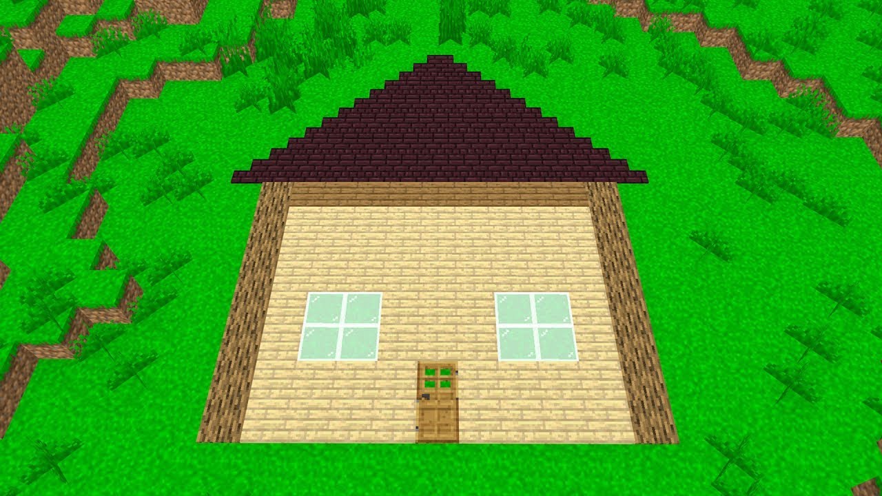 Encontramos uma CASA 2D no Minecraft - YouTube