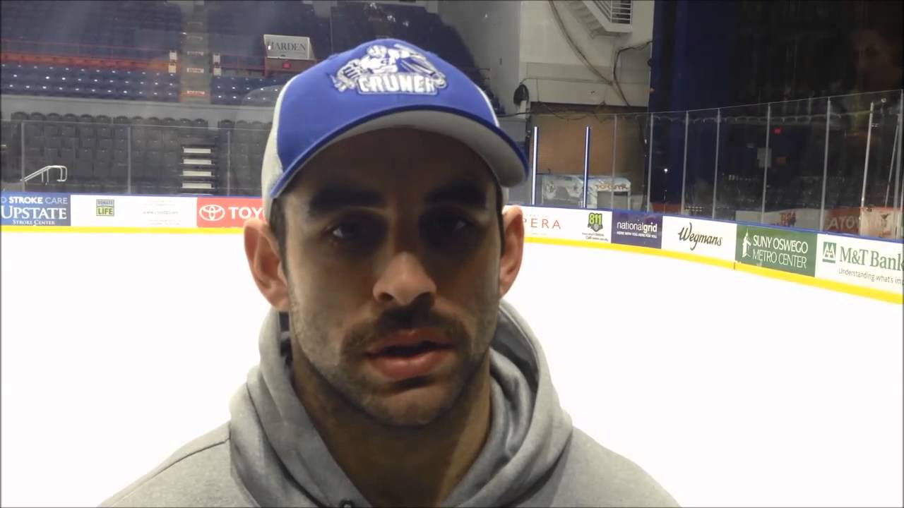 Syracuse Crunch captain Mike Angelidis - YouTube